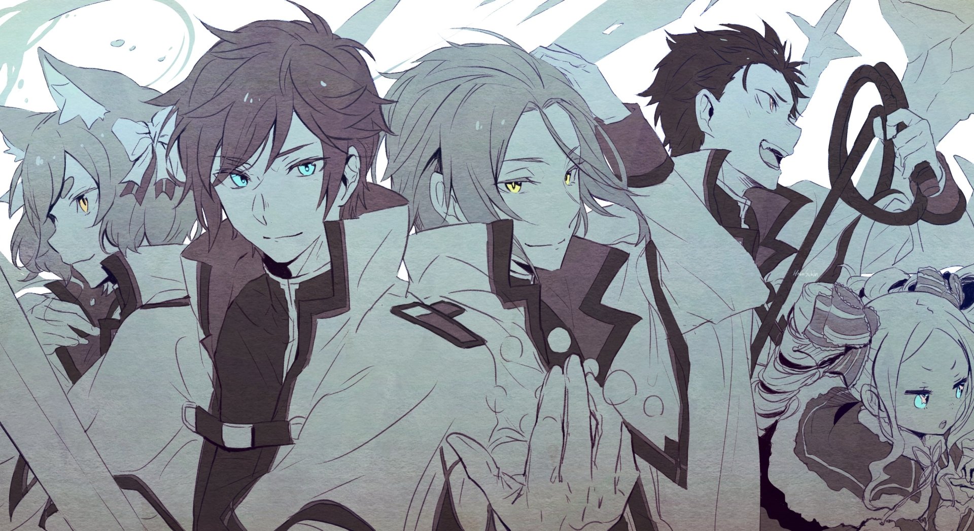 Re:Zero Cast HD Wallpaper