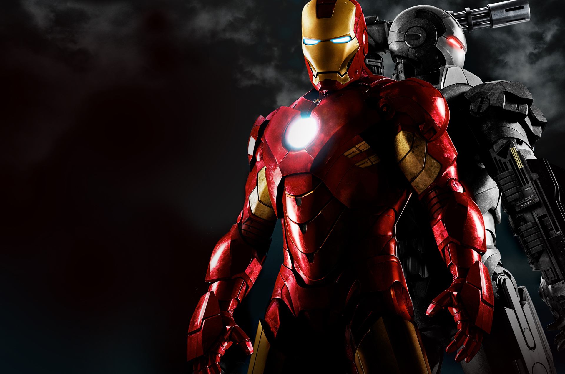 Iron Man & War Machine HD Wallpaper | Epic Iron Man 2 Action Scene