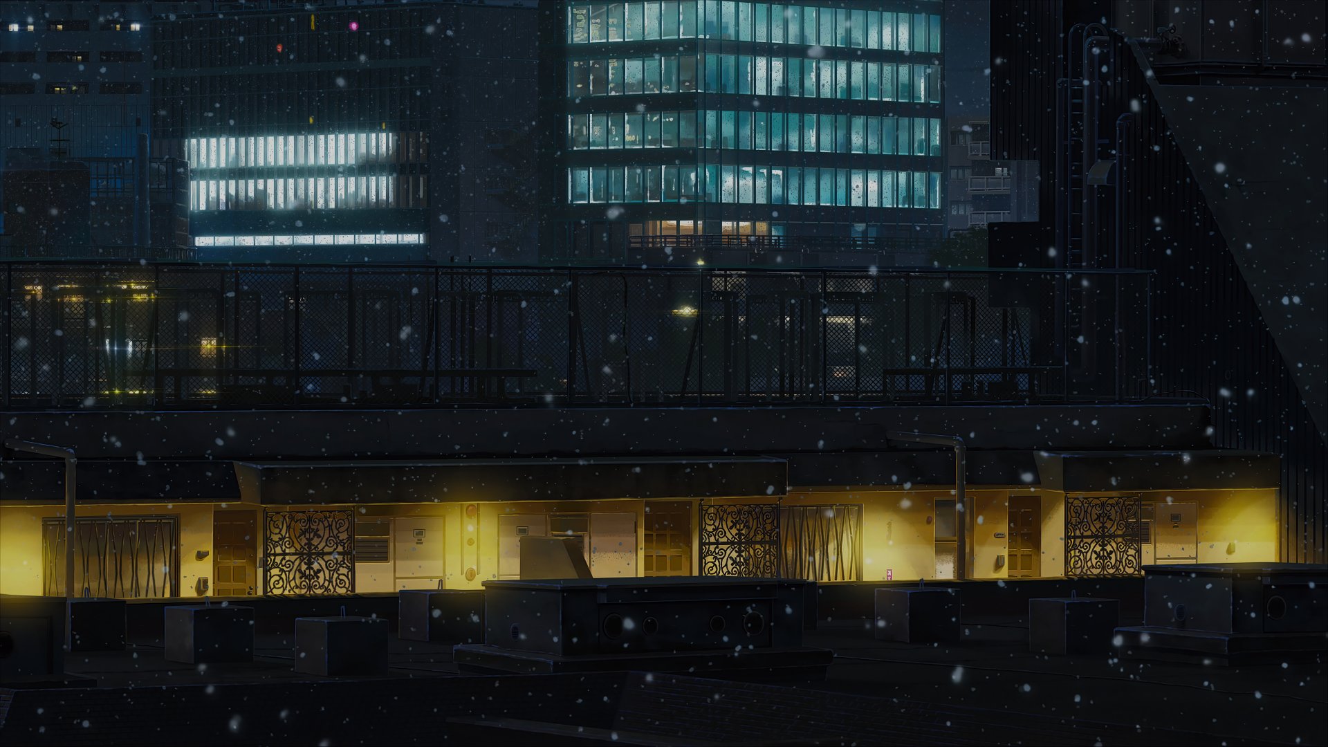 Your Name: 8K Ultra HD Anime Cityscape Night | 15360x8640 | Wallpaper Abyss