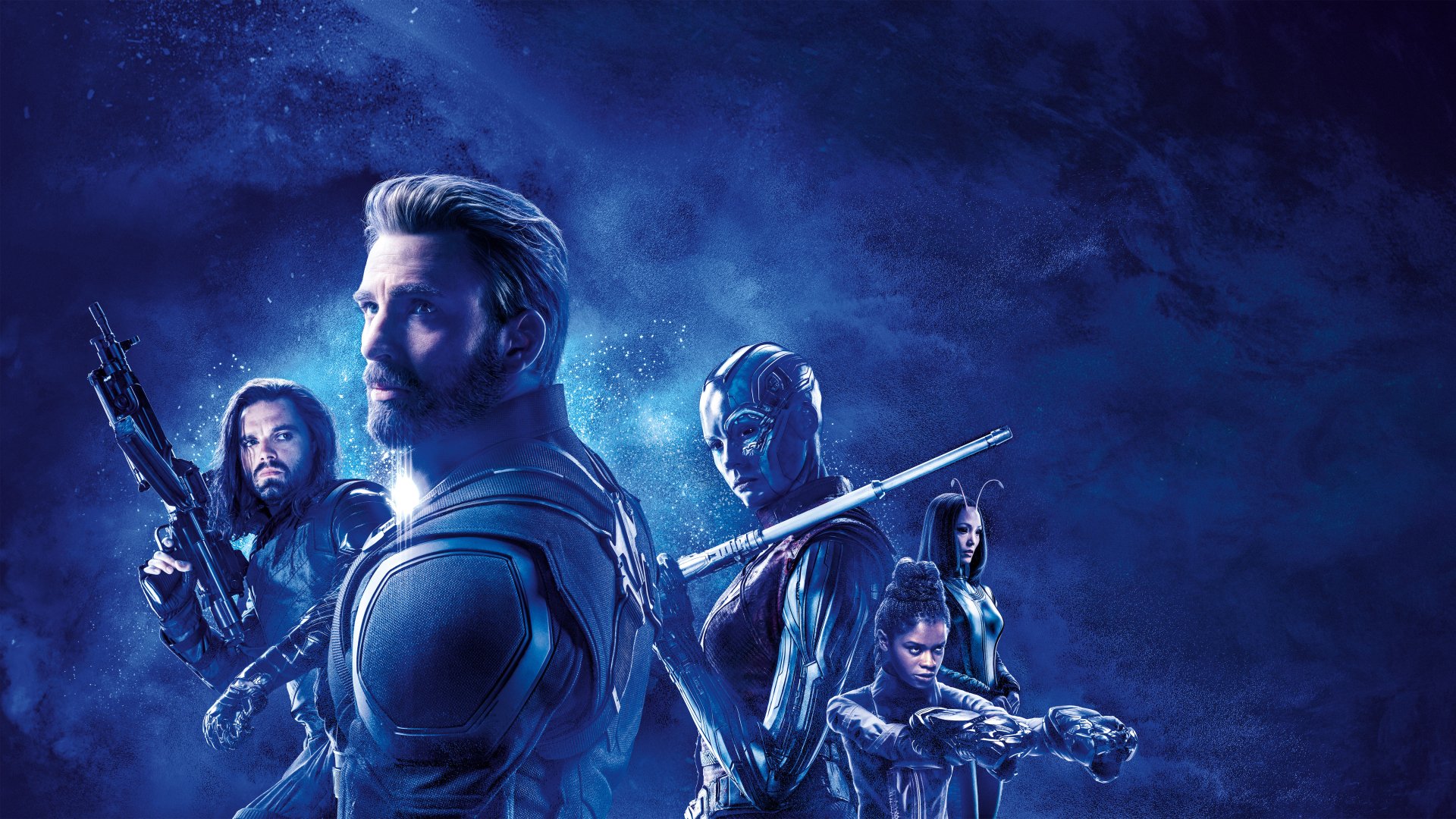Endgame Alliance: Captain America, Shuri, Mantis, Nebula & Winter ...