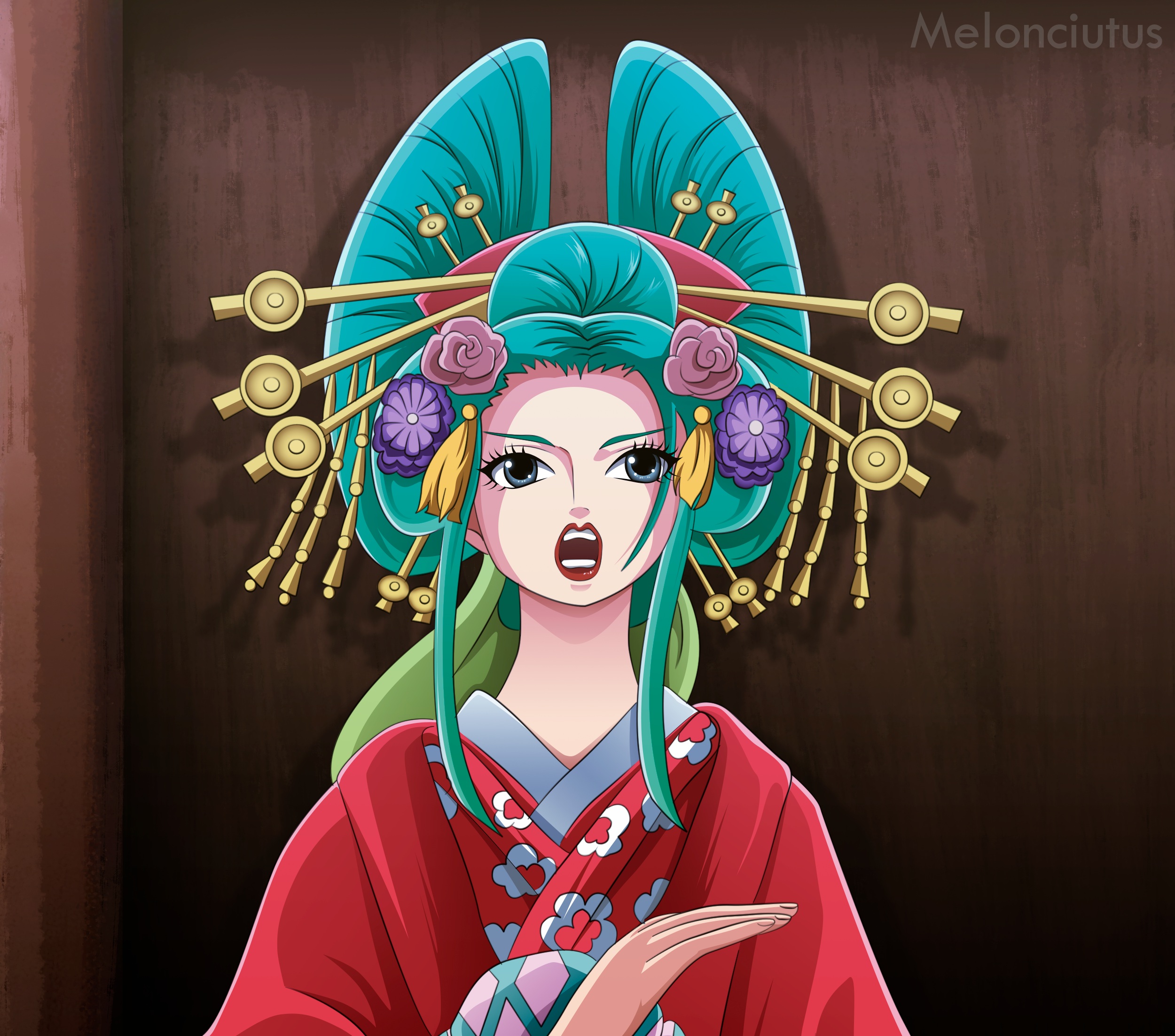 Download Kozuki Hiyori Anime One Piece HD Wallpaper by Melonciutus