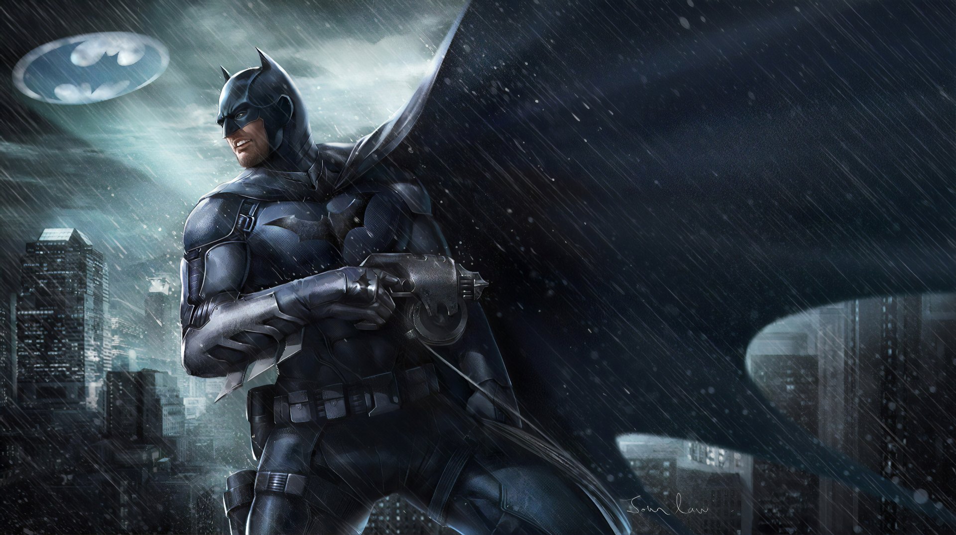 Download DC Comics Bat-Signal Comic Batman HD Wallpaper by JohnLaw82
