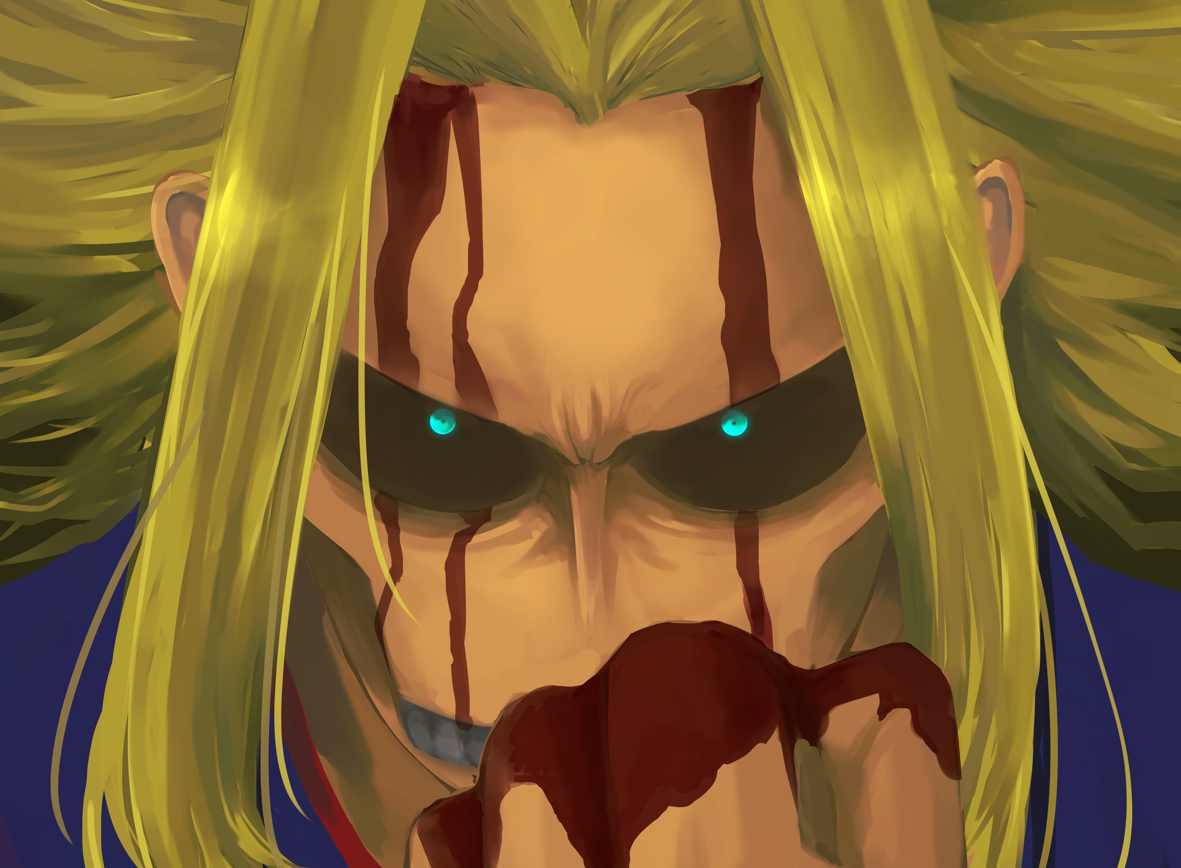 All Might - My Hero Academia HD Wallpaper by CelestialCanvas