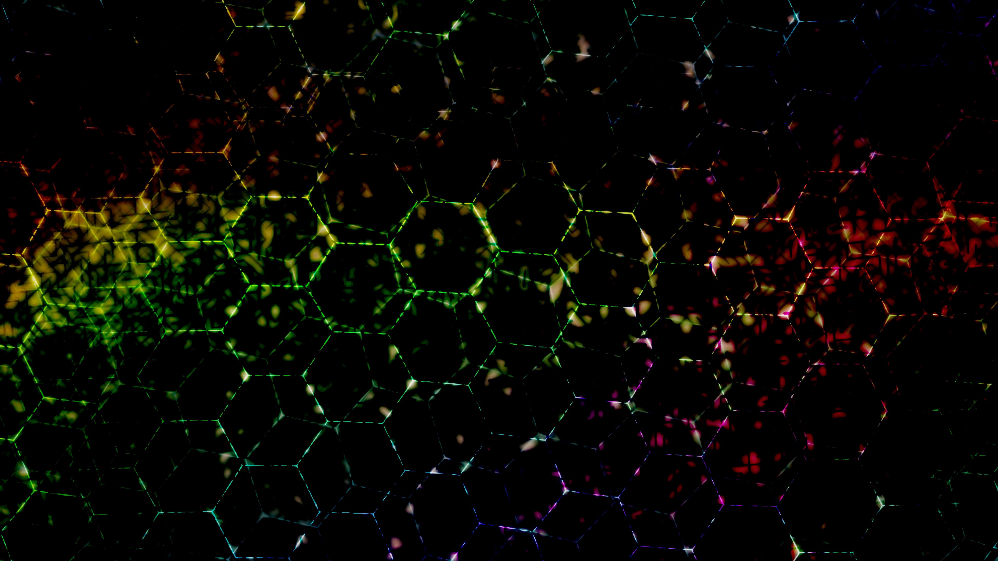 Download Colors Pattern Abstract Hexagon 4k Ultra HD Wallpaper by ...