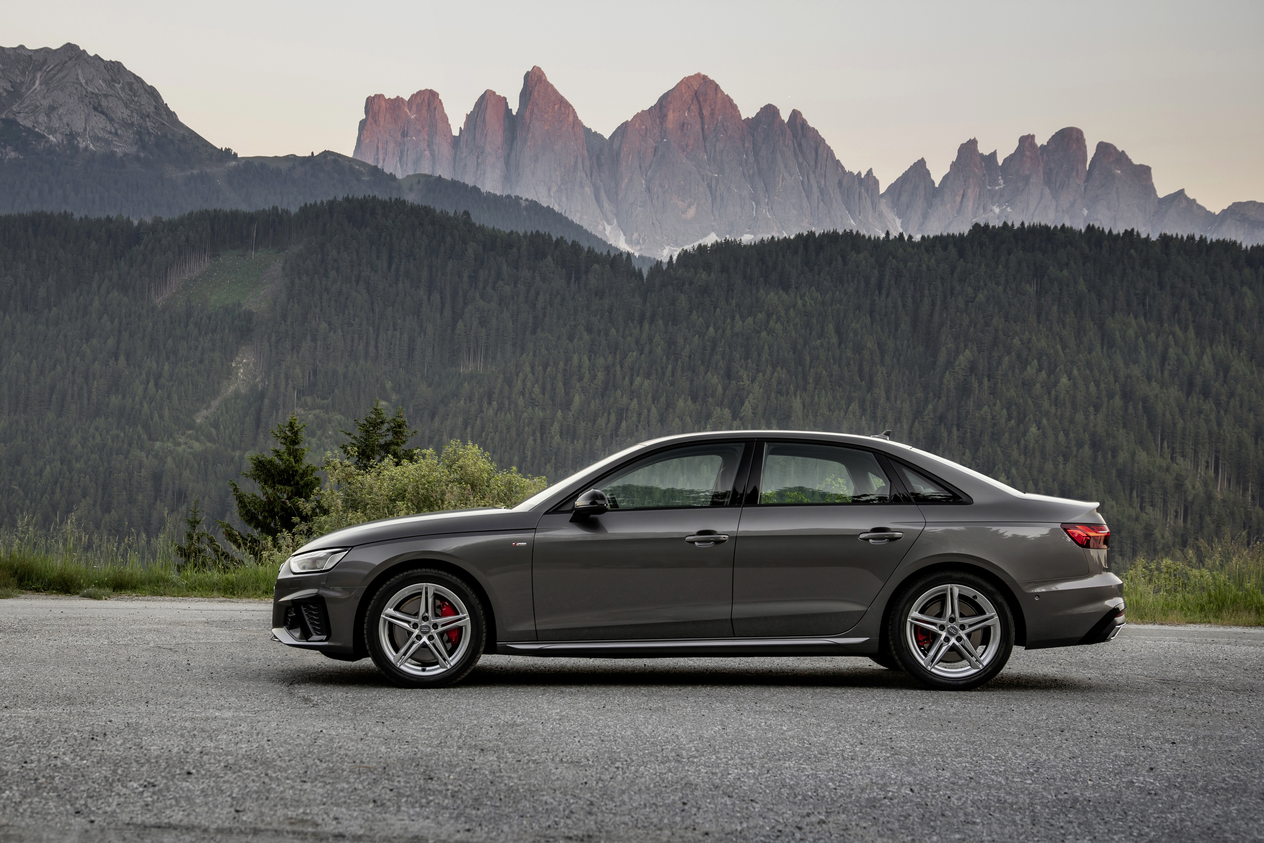 Download Car Silver Car Audi Vehicle Audi A4 4k Ultra HD Wallpaper