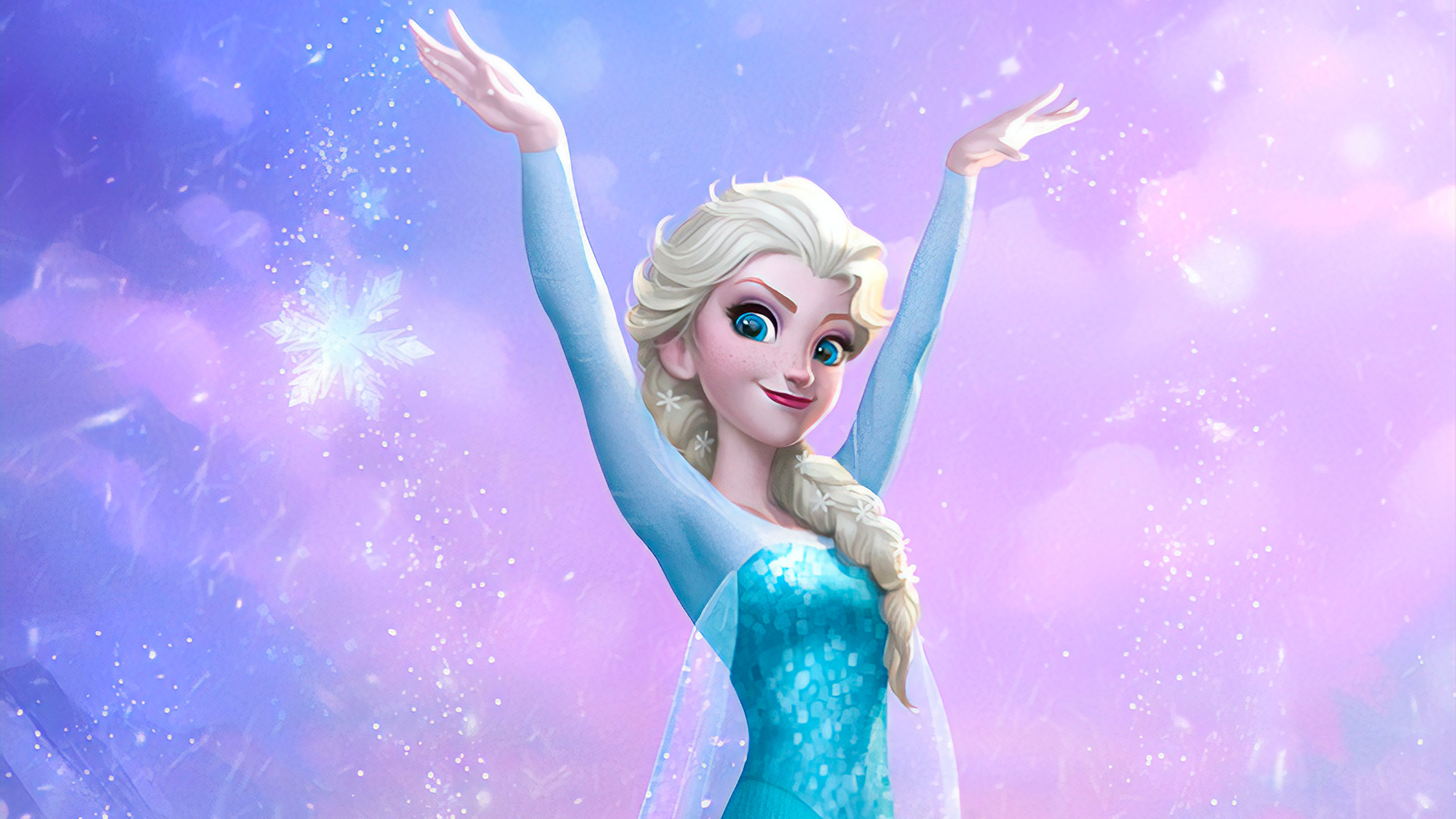 Frozen 1920x1080 Elsa Fly