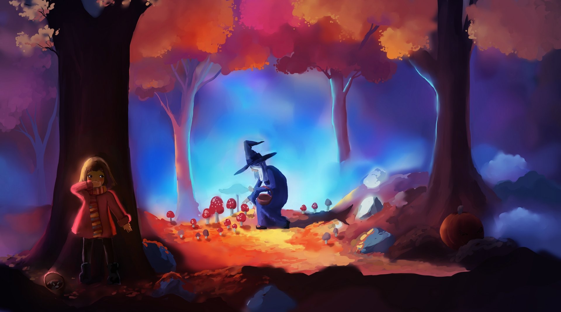 Download Fantasy Witch 4k Ultra HD Wallpaper by Chibionpu