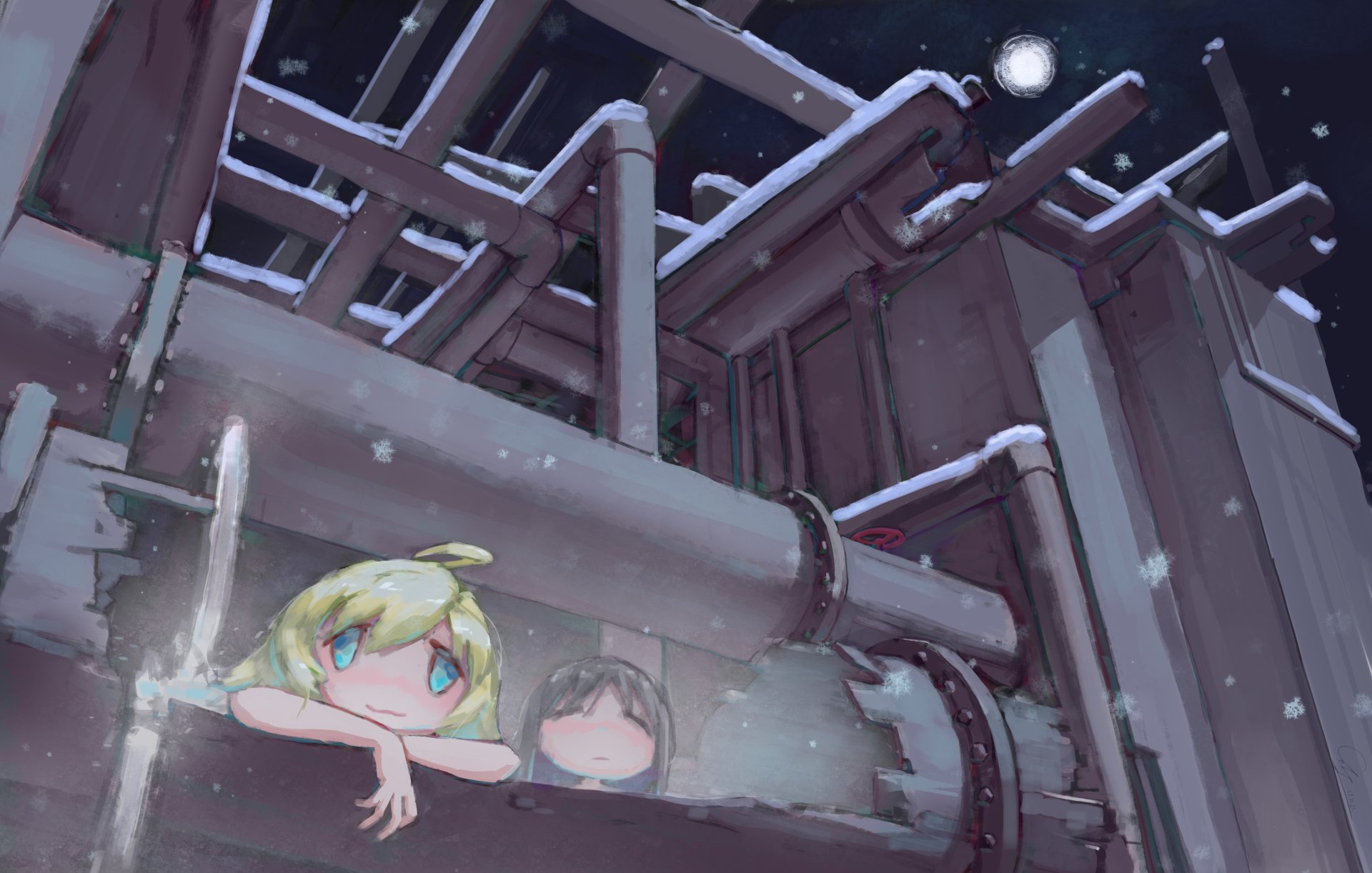 Girls' Last Tour: Yuuri & Chito Under the Night Sky – 4K Ultra HD Anime ...