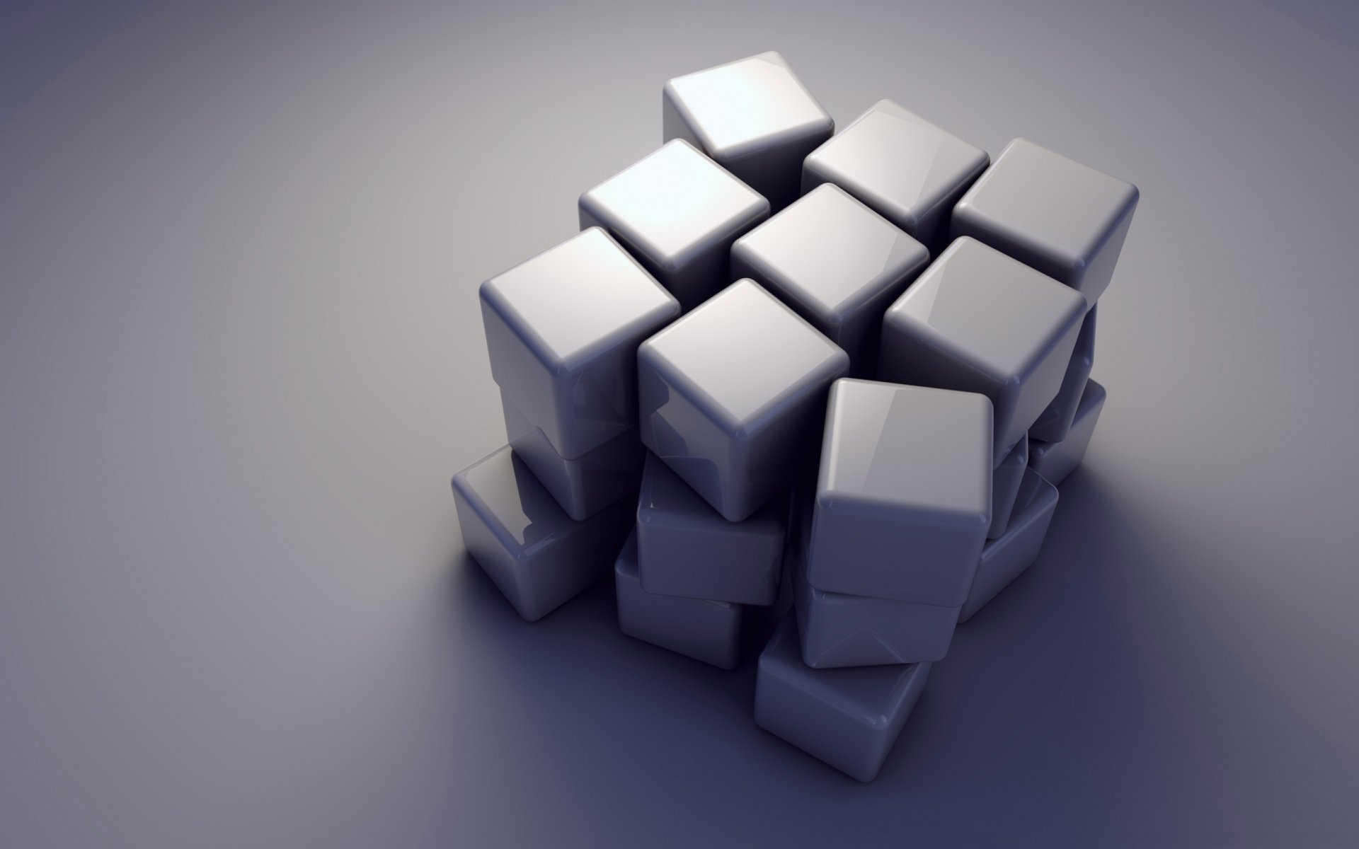 Download Geometry Abstract Cube HD Wallpaper