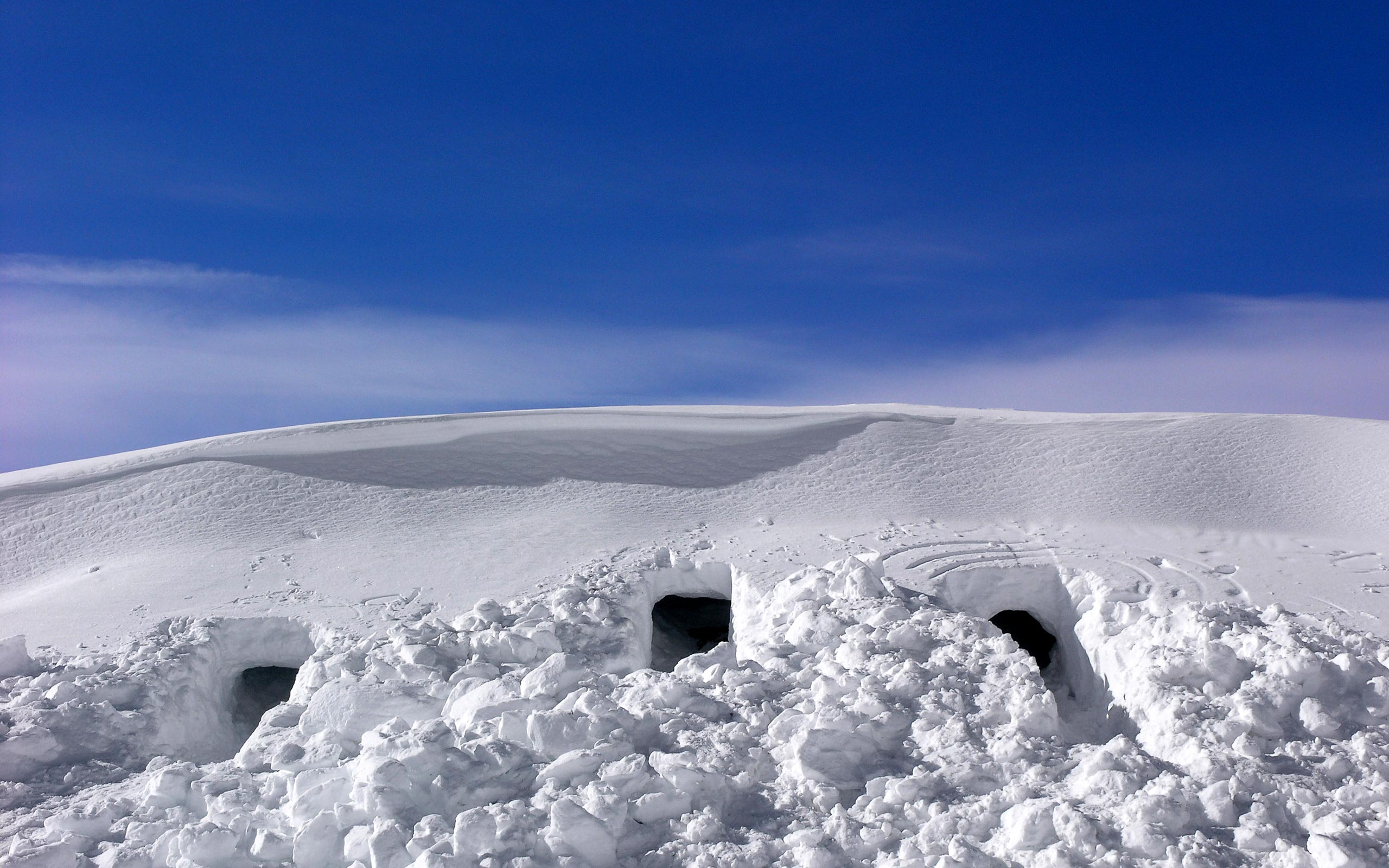 Download Winter New Zealand Snow Cave Mountain Man Made Igloo HD ...