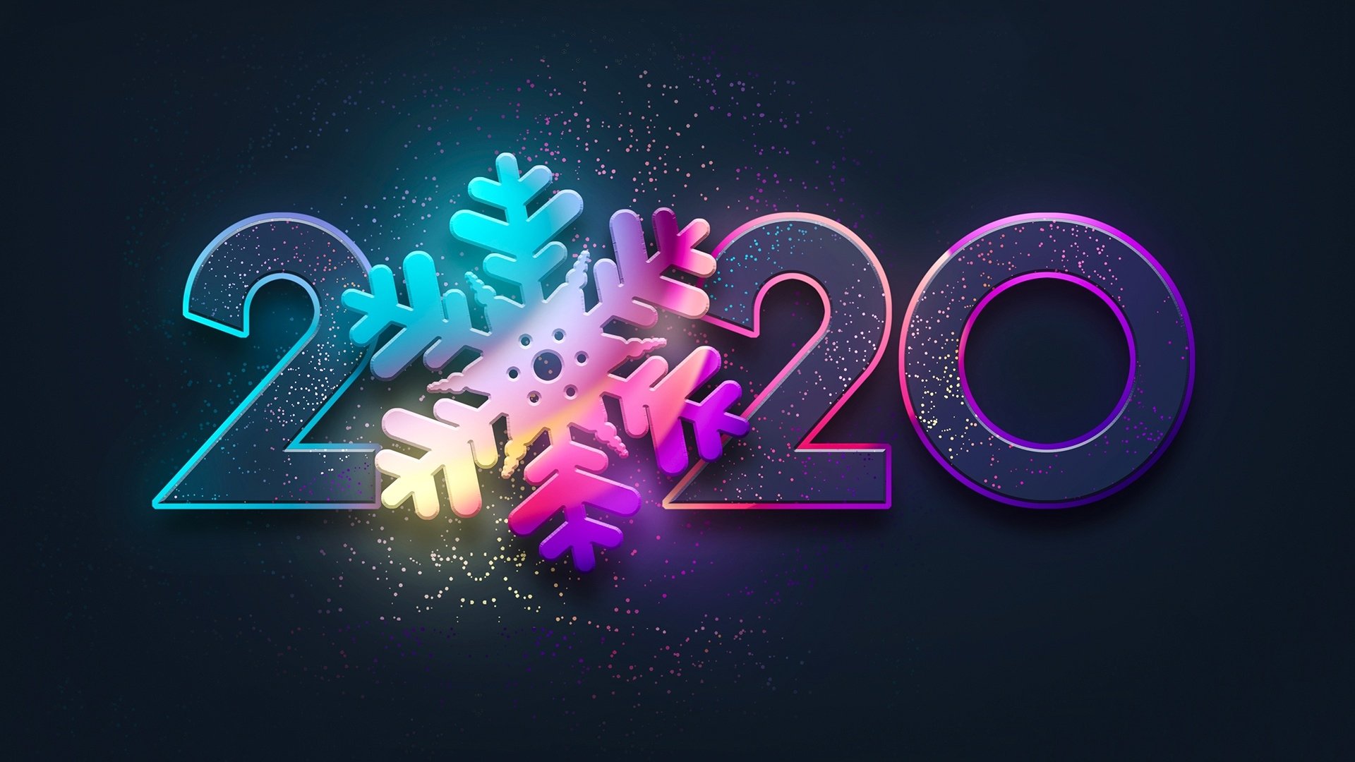 Download New Year Snowflake Holiday New Year 2020 HD Wallpaper ...