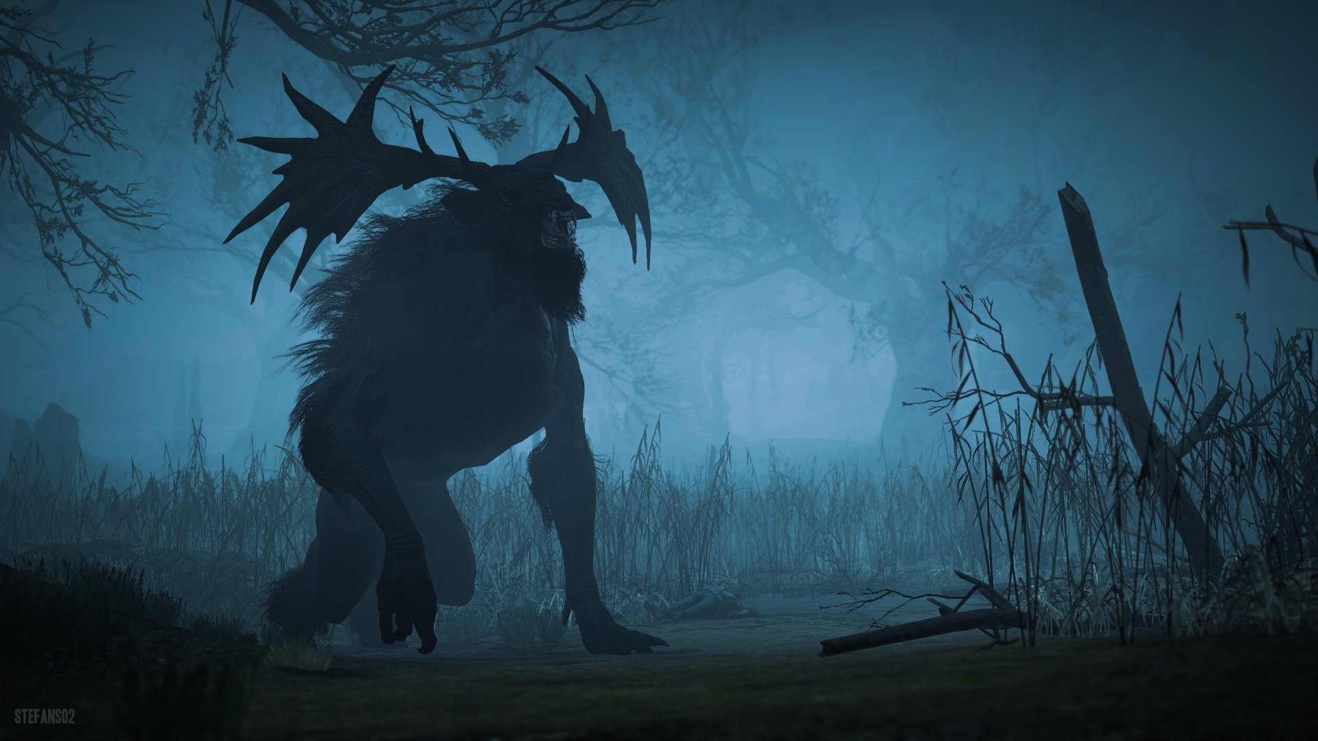 The Witcher 3: Wild Hunt / The Beast Approaches by StefanS02