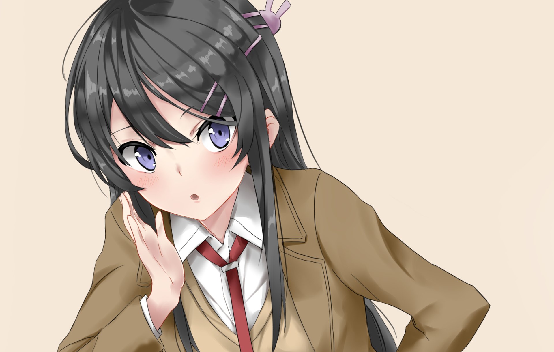 Mai Sakurajima HD Wallpaper - Rascal Does Not Dream of Bunny Girl ...