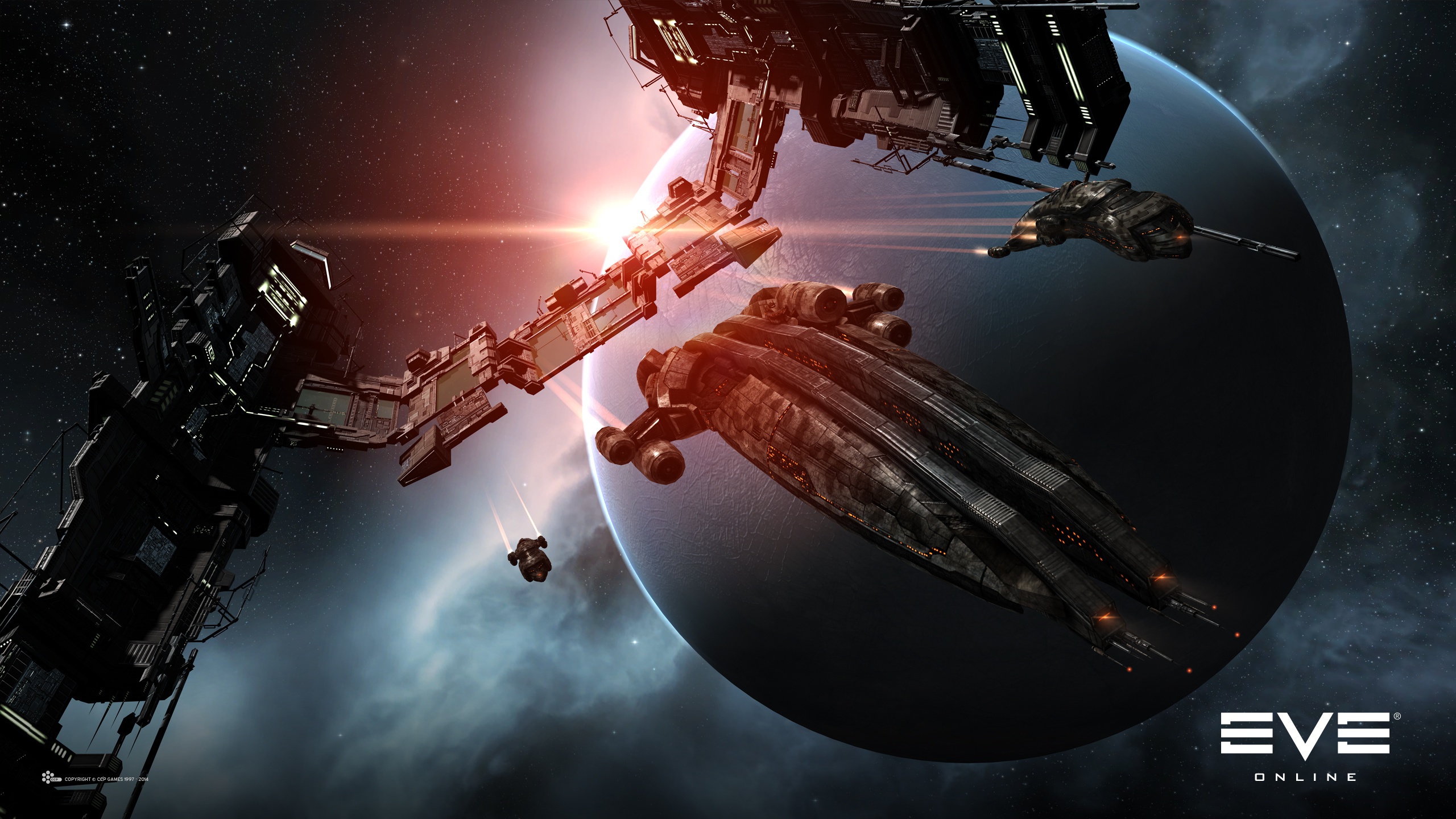 Download Spaceship Space Video Game EVE Online HD Wallpaper