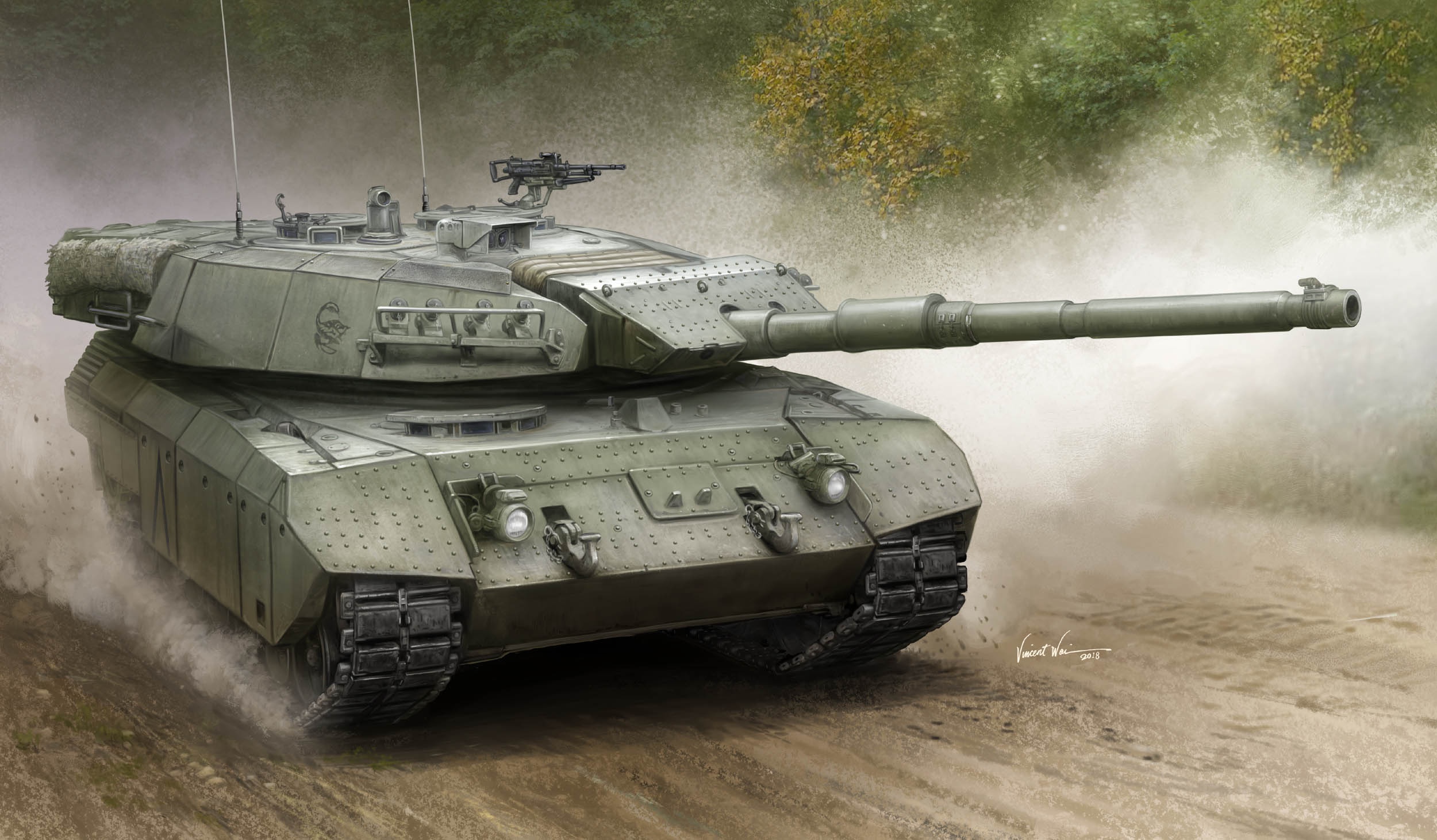 Leopard 2 HD Wallpaper