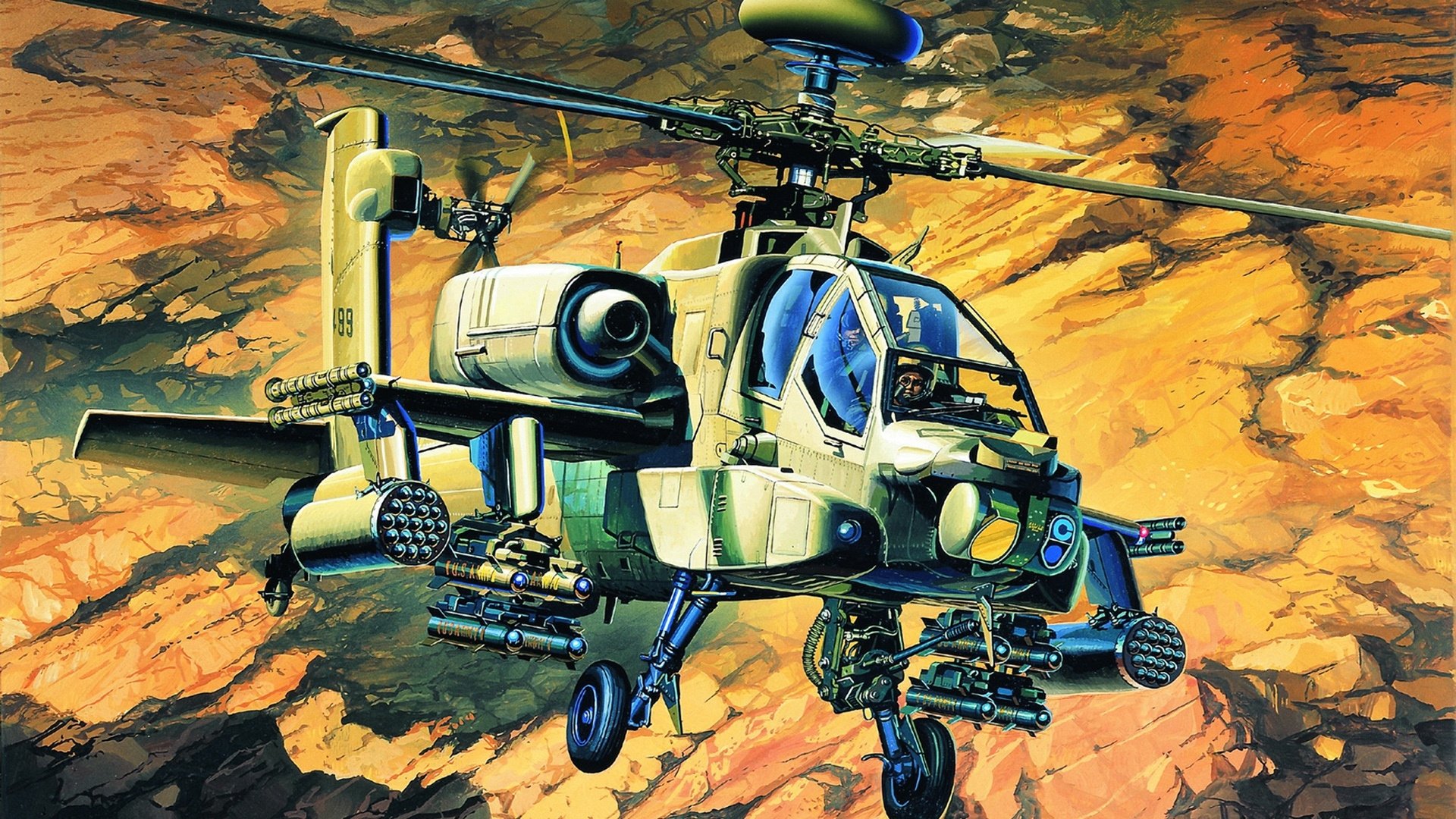 Download Attack Helicopter Aircraft Helicopter Military Boeing Ah-64 ...