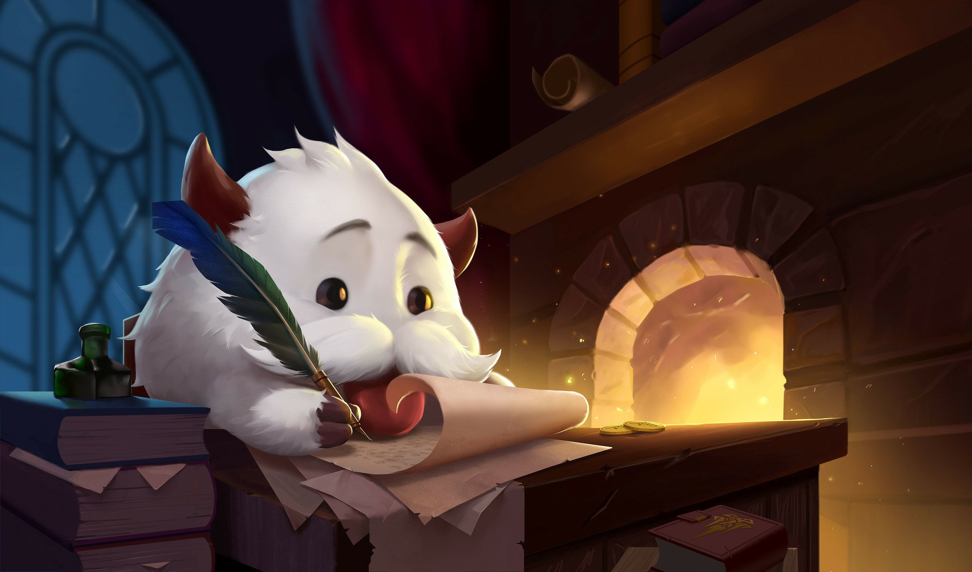 Download Poro (League Of Legends) Video Game League Of Legends HD Wallpaper by Xie Nan