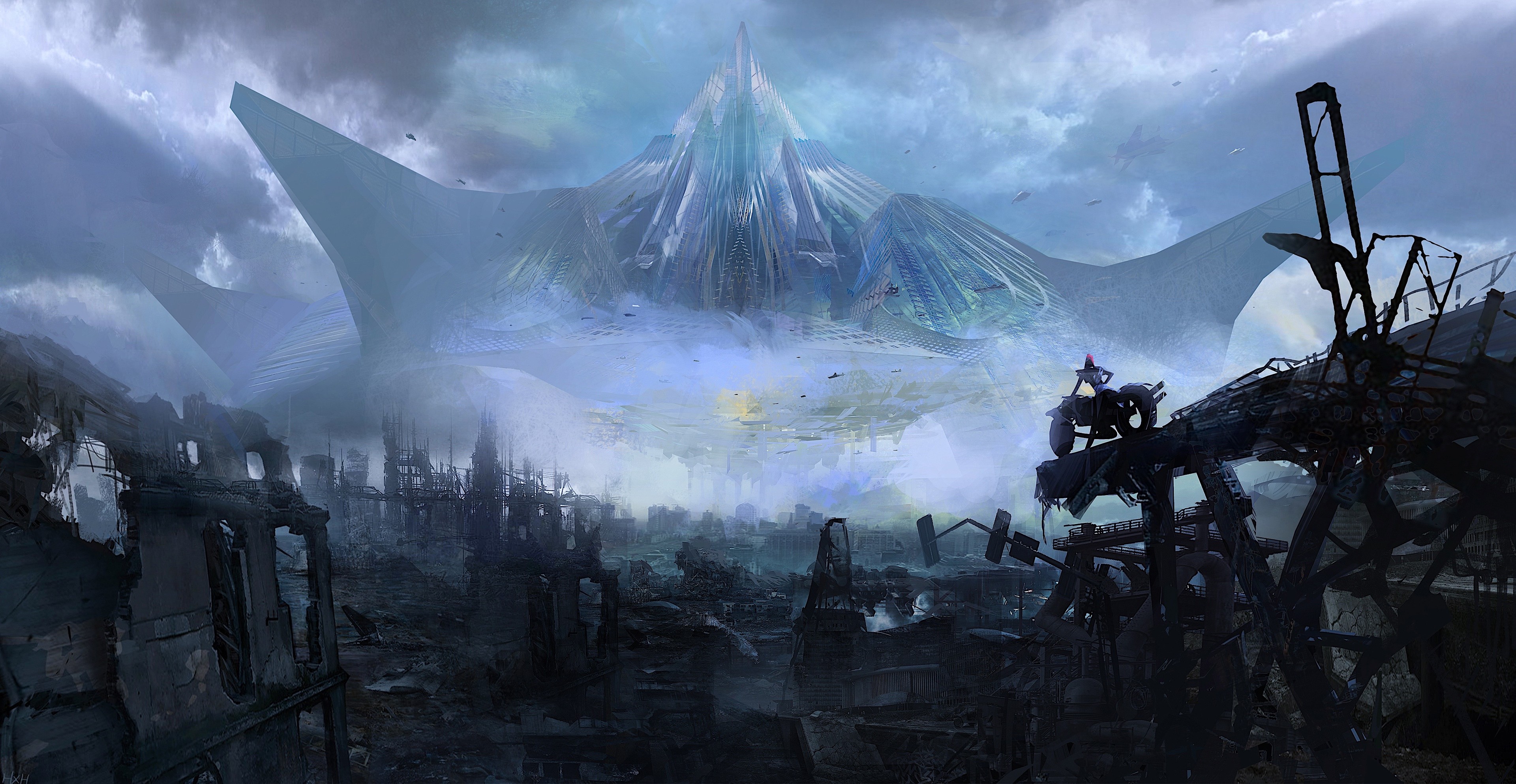 Fantasy Post Apocalyptic Wallpaper