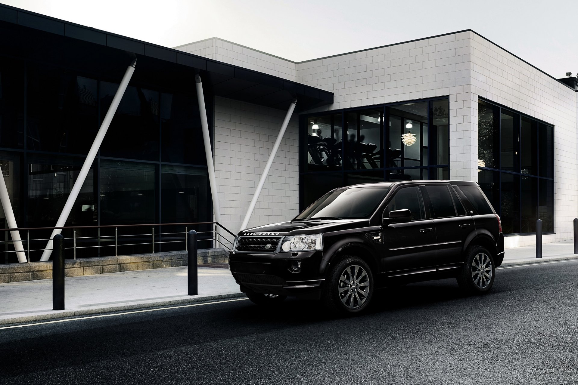 Download Black Car Car SUV Land Rover Vehicle Land Rover Freelander 4k ...