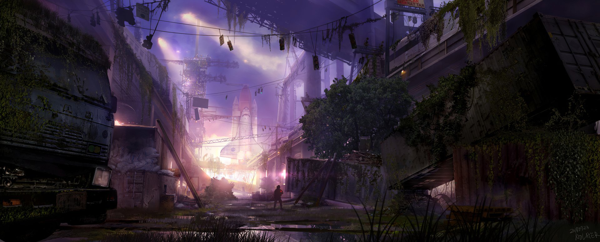 Download Space Shuttle Sci Fi Post Apocalyptic HD Wallpaper by taehoon kang