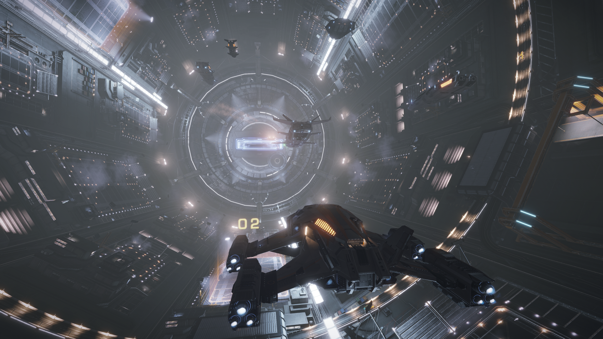 Download Space Station Spaceship Video Game Elite: Dangerous HD ...