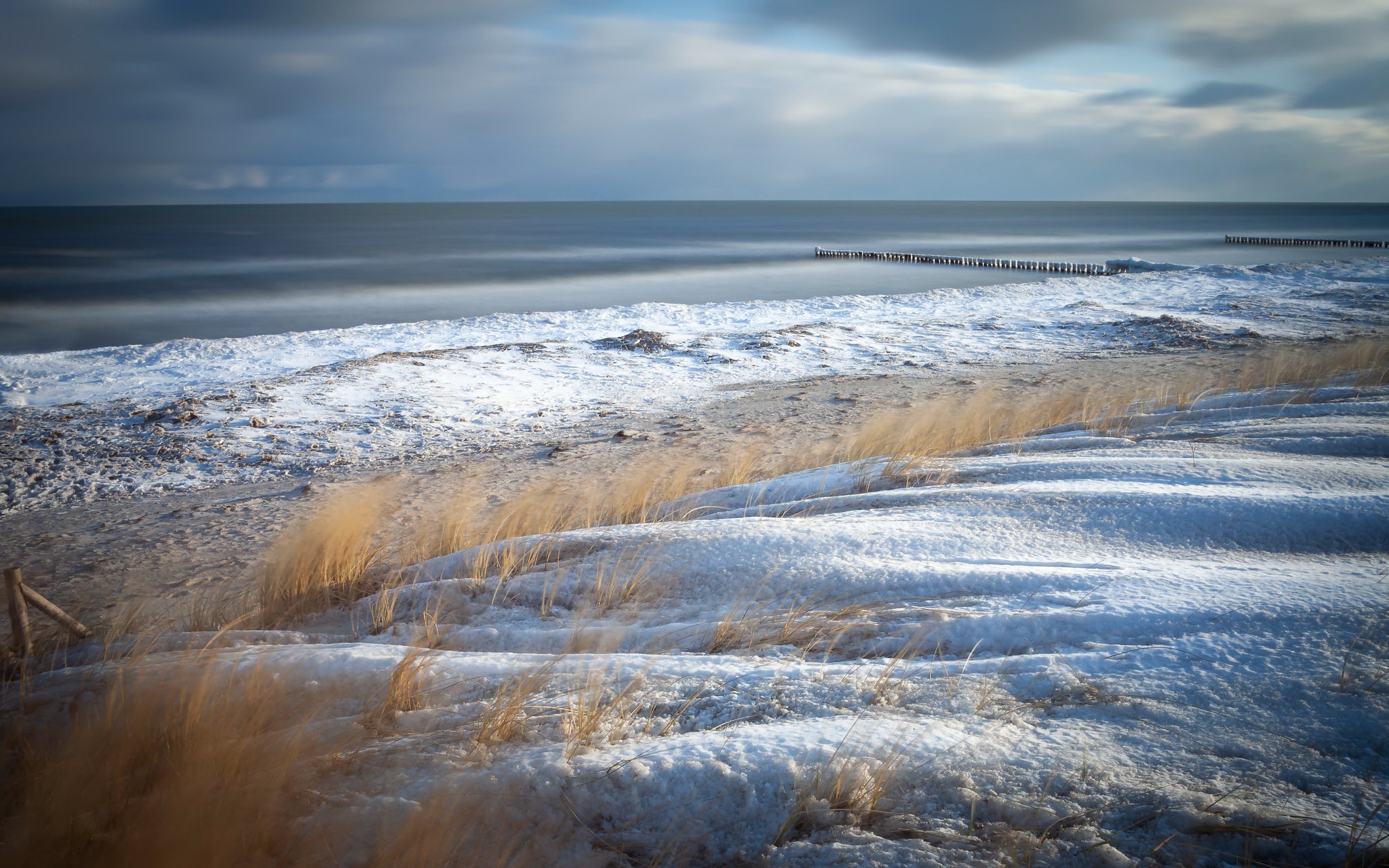 Coastline Wallpaper Winter