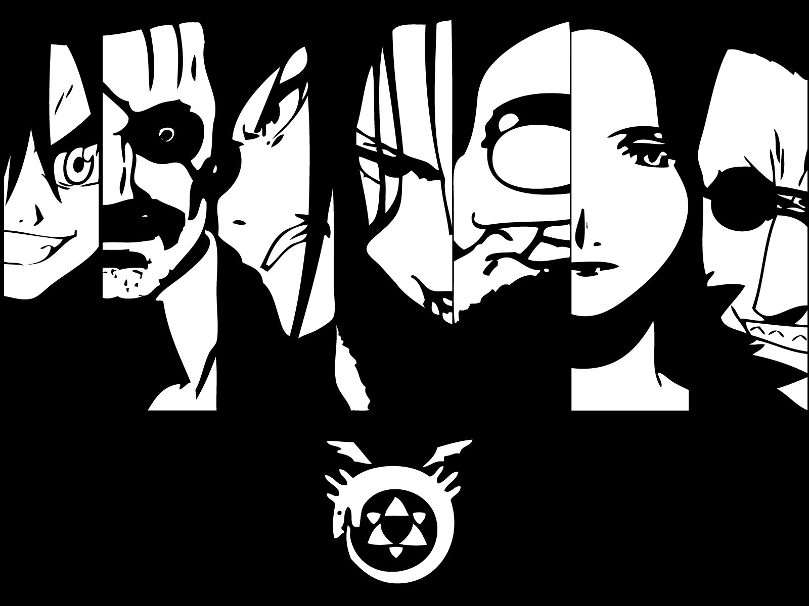 Fullmetal Alchemist HD Anime Wallpaper – Iconic Characters Silhouette