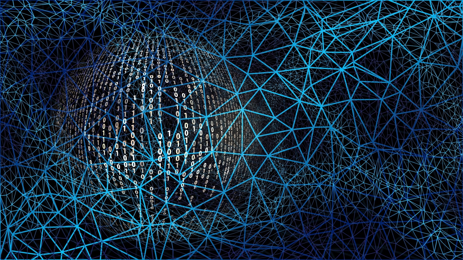 Download Blue Technology Internet 4k Ultra HD Wallpaper