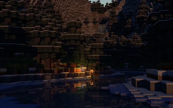 Minecraft Steve relaxing on a small island HD Wallpaper | Background ...