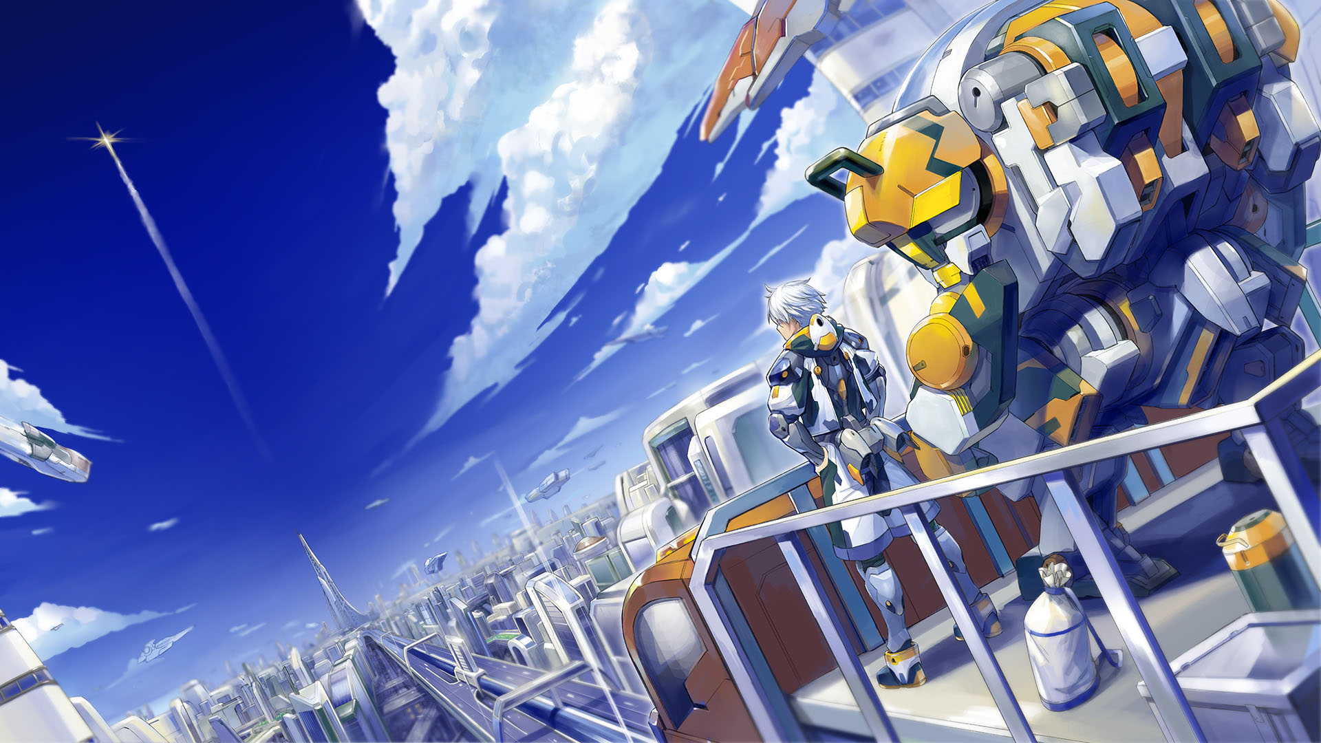 Download Robot Anime Original HD Wallpaper by mytea