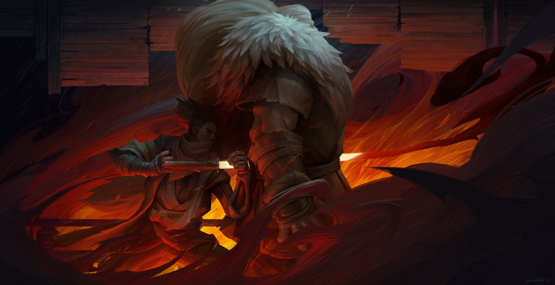 Epic Sekiro HD Wallpaper – Shadows Die Twice by Noodle Li