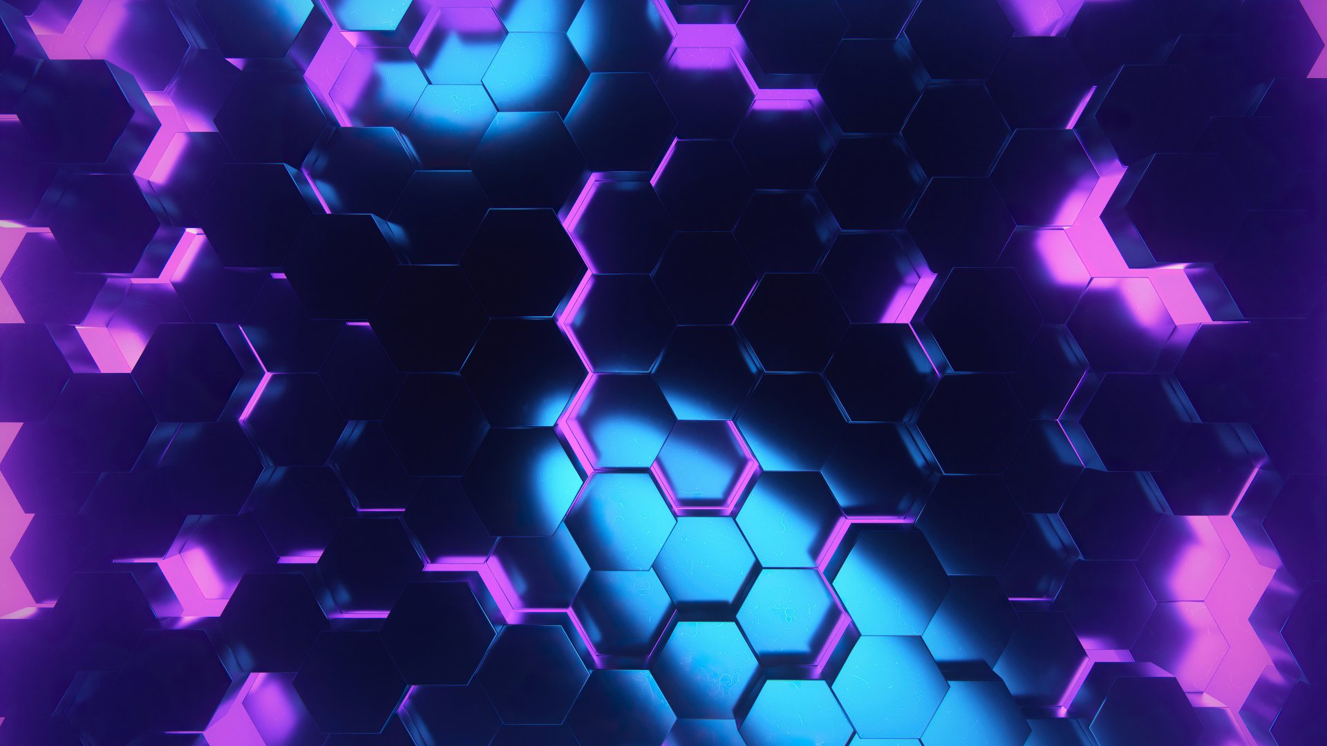 Download 3D Shapes Pattern Abstract Hexagon 4k Ultra HD Wallpaper