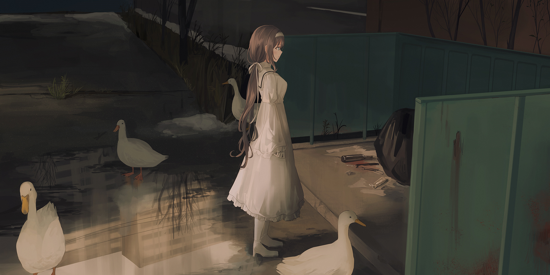 Download Ruin Duck Anime Original HD Wallpaper by ちふり