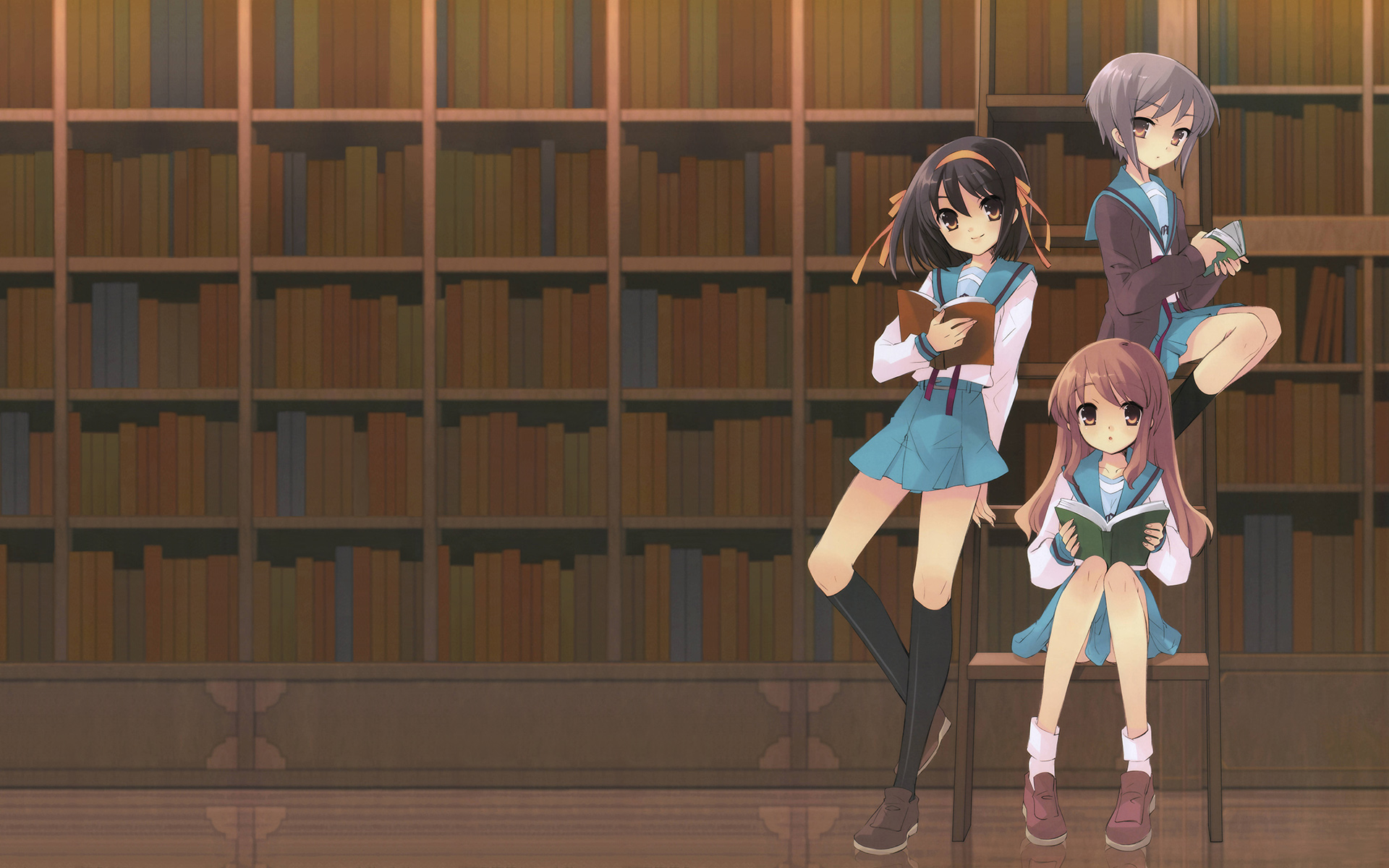 Download Skirt School Uniform Short Hair Brown Eyes Brown Hair Yuki ...