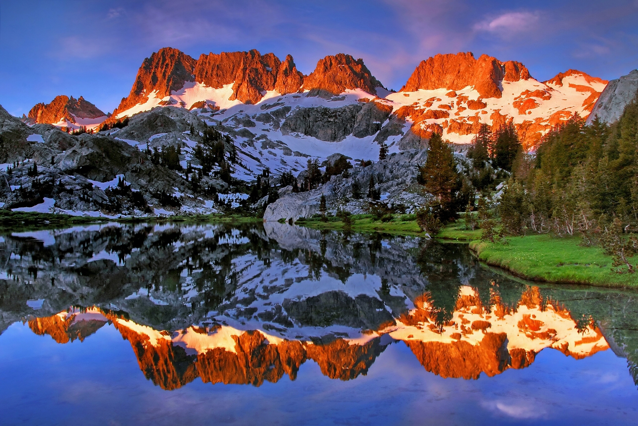 Download Madina Lake California Lake Mountain Nature Reflection HD ...