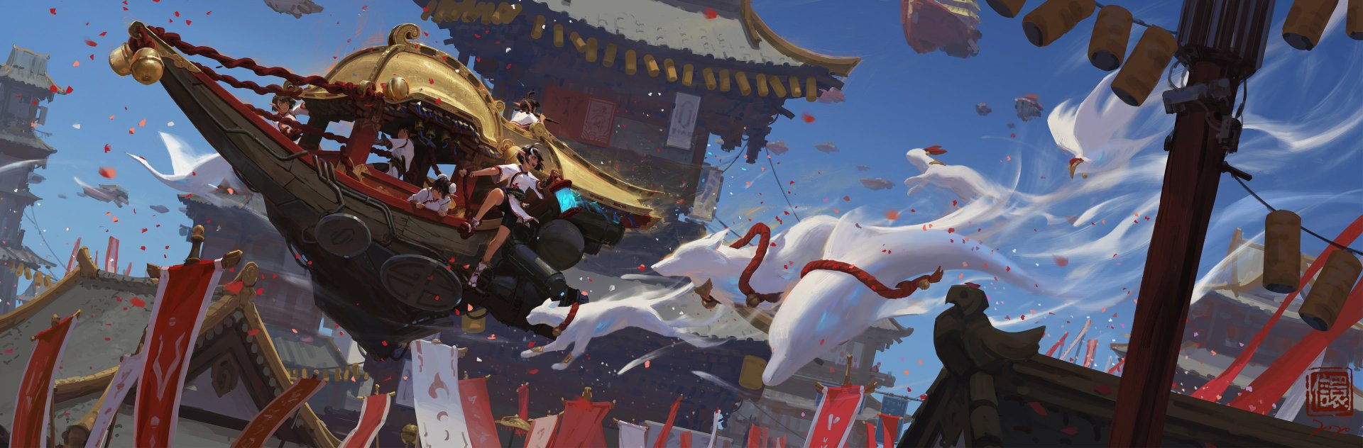 Anime Adventure on the High Seas: Dynamic Boat Journey in Stunning HD ...