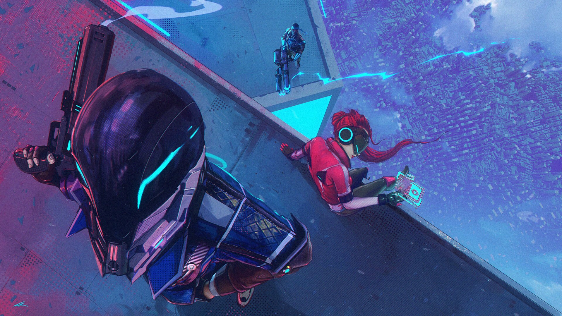 Download Video Game Hyper Scape HD Wallpaper by Tonton Revolver