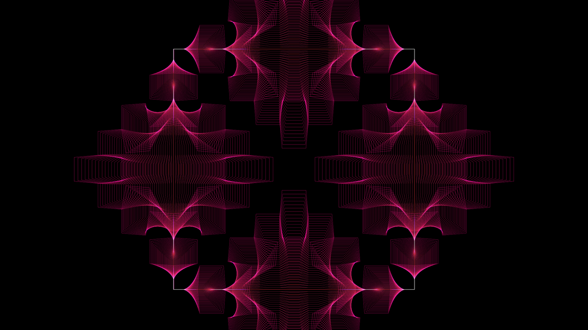 3D Pink Fractal Art by by lonewolf6738