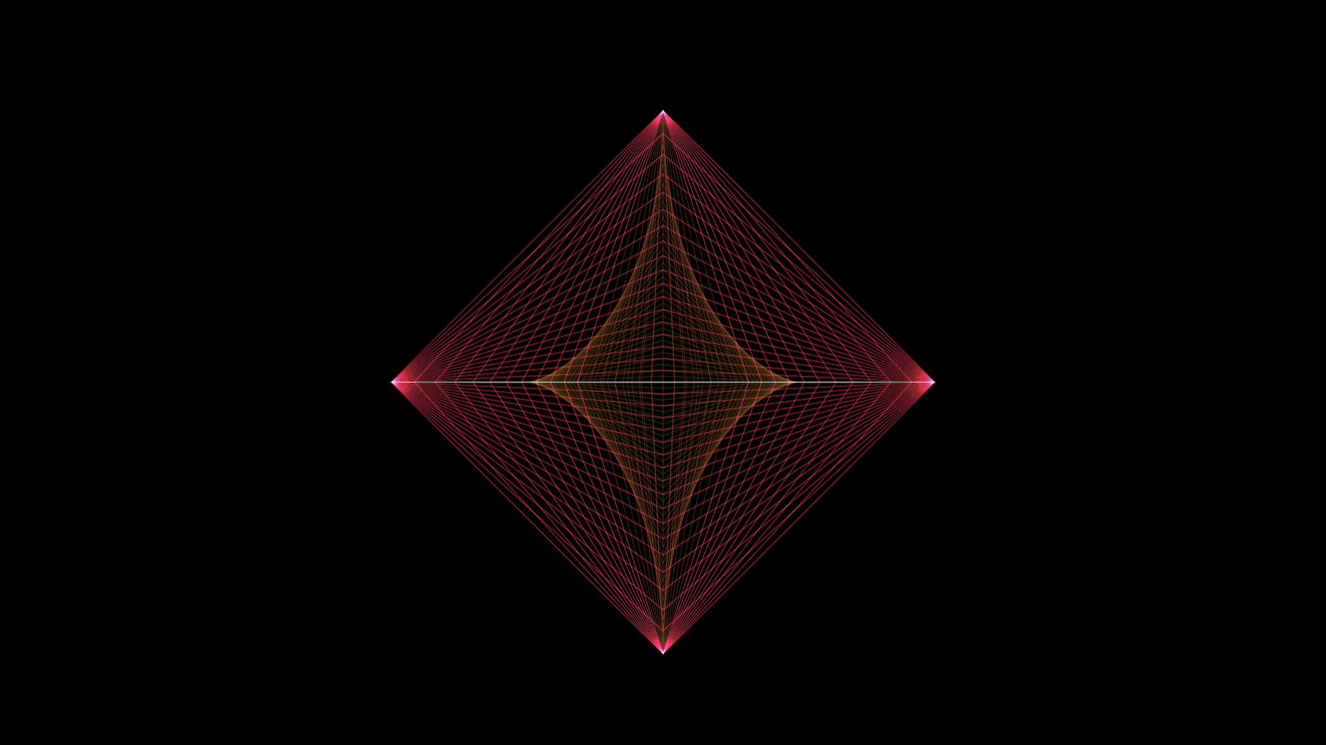 Minimalist Diamond Shape Fractal Art by lonewolf6738 🐺 by lonewolf6738