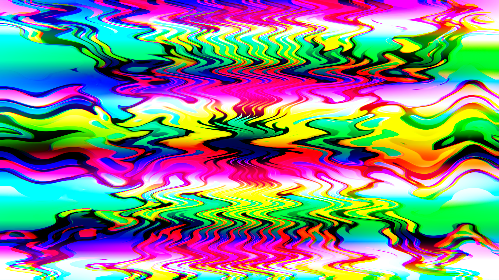 Waves of Color 🌈 by lonewolf6738 | 1920x1080 | Wallpaper Abyss