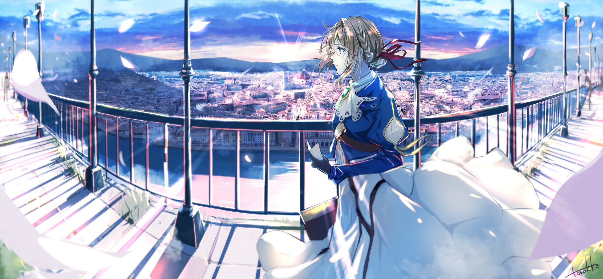 Download Blue Eyes Blonde Violet Evergarden (Character) Violet ...