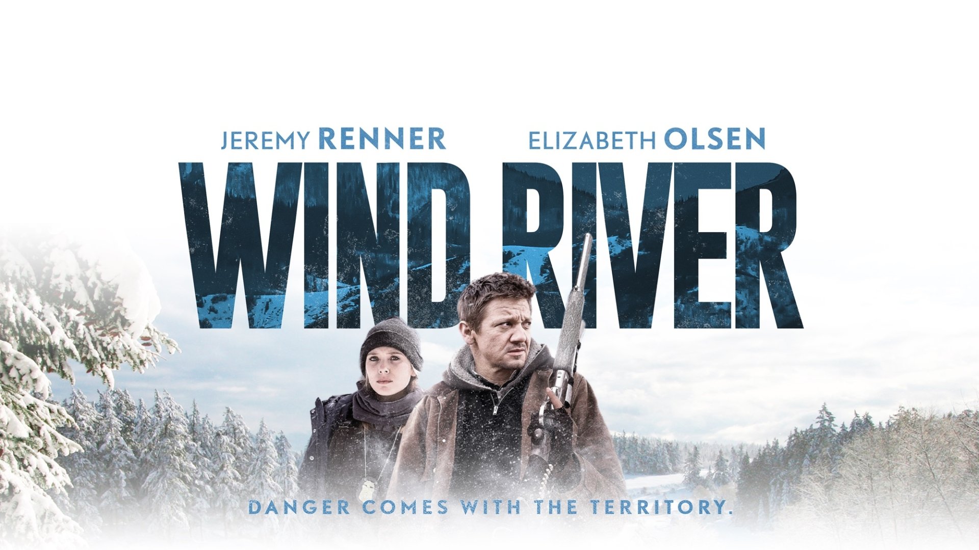 Download Elizabeth Olsen Jeremy Renner Movie Wind River HD Wallpaper
