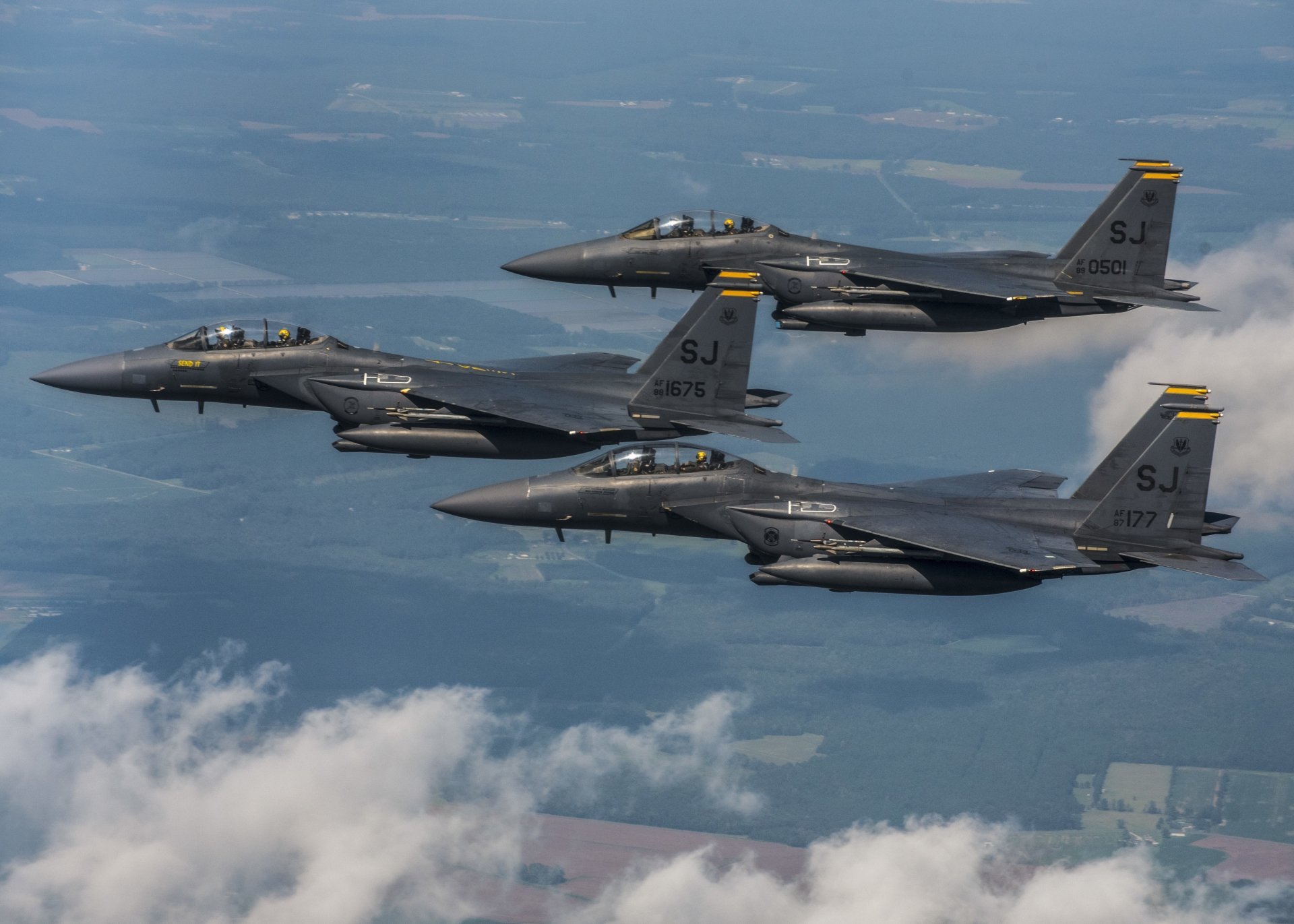 F-15 Eagle Jet Fighters Soar in Stunning 4K Ultra HD Military Flight ...