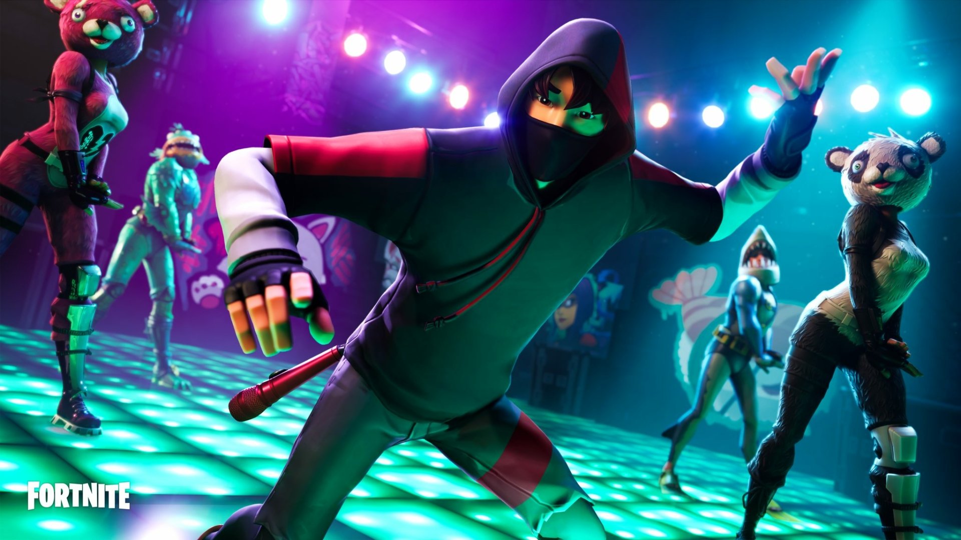 Ikonik Fortnite Skin HD Wallpaper - Dynamic Gaming Background