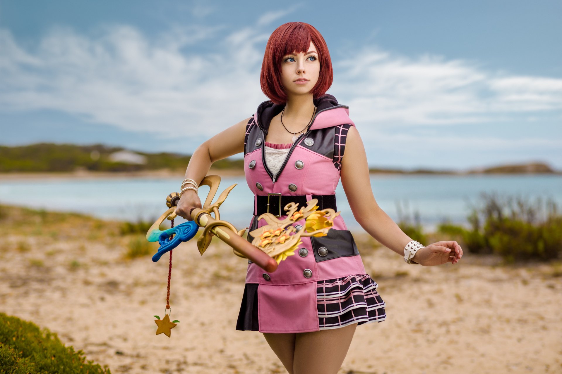 Download Blue Eyes Short Hair Model Kairi (Kingdom Hearts) Kingdom ...