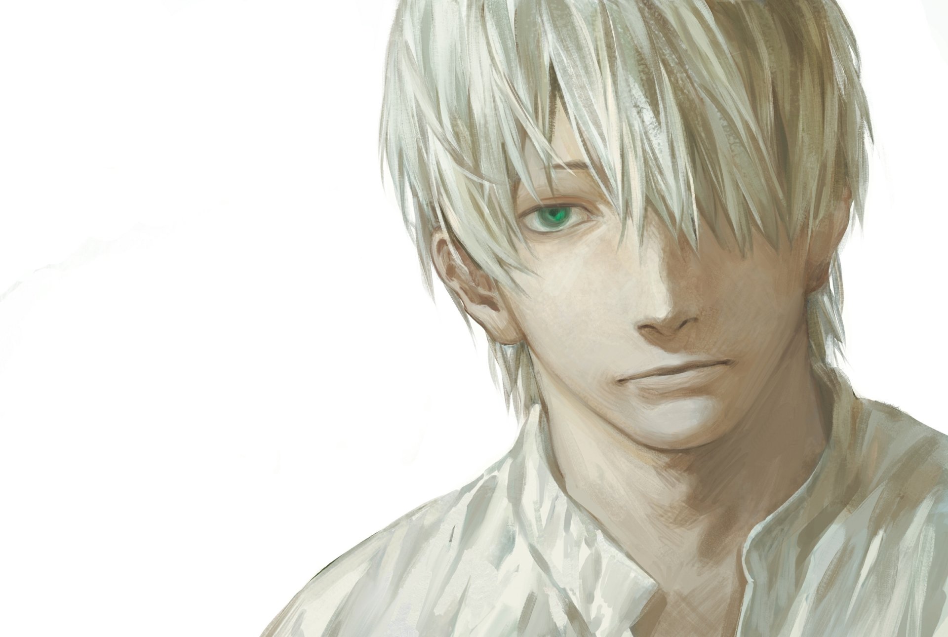 Ginko’s Ethereal Gaze – Mushishi Anime HD Wallpaper