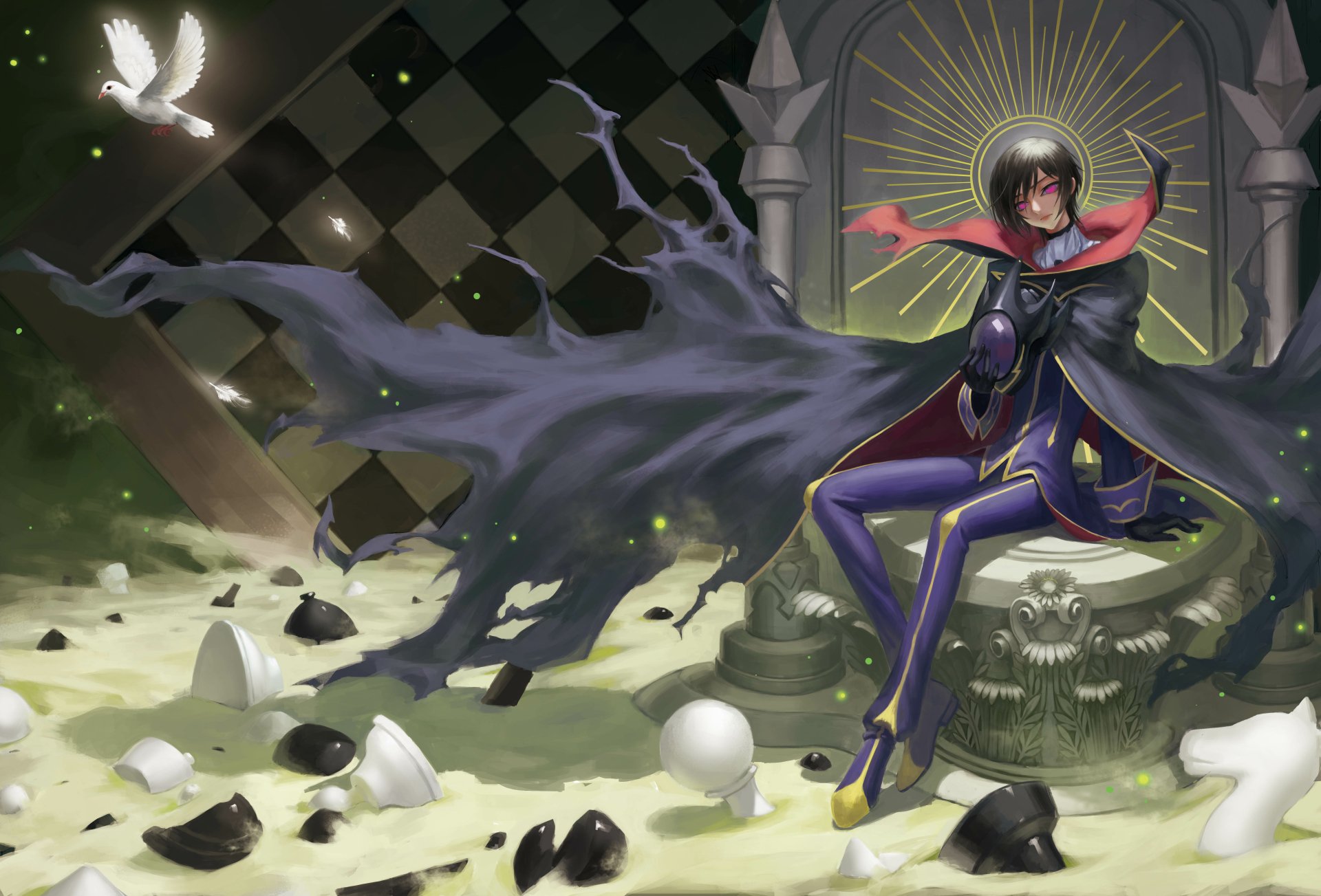 Download Lelouch Lamperouge Anime Code Geass 4k Ultra HD Wallpaper by 堂前茶几