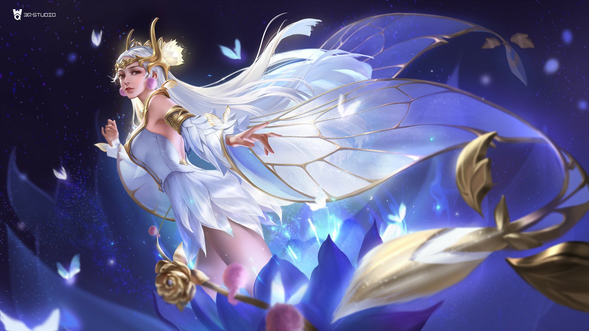 Download Fantasy Fairy HD Wallpaper by 3QStudio