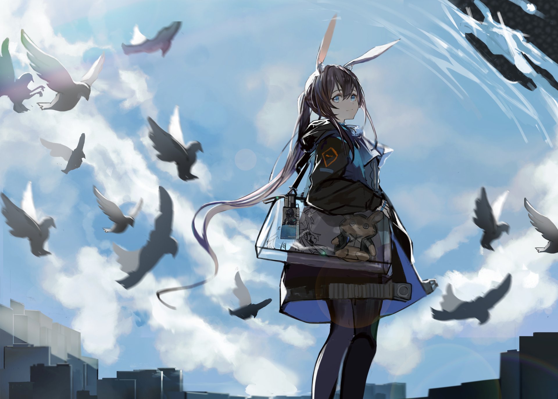 Amiya of Arknights – Stunning 4K Ultra HD Video Game Wallpaper by Theta.Ming