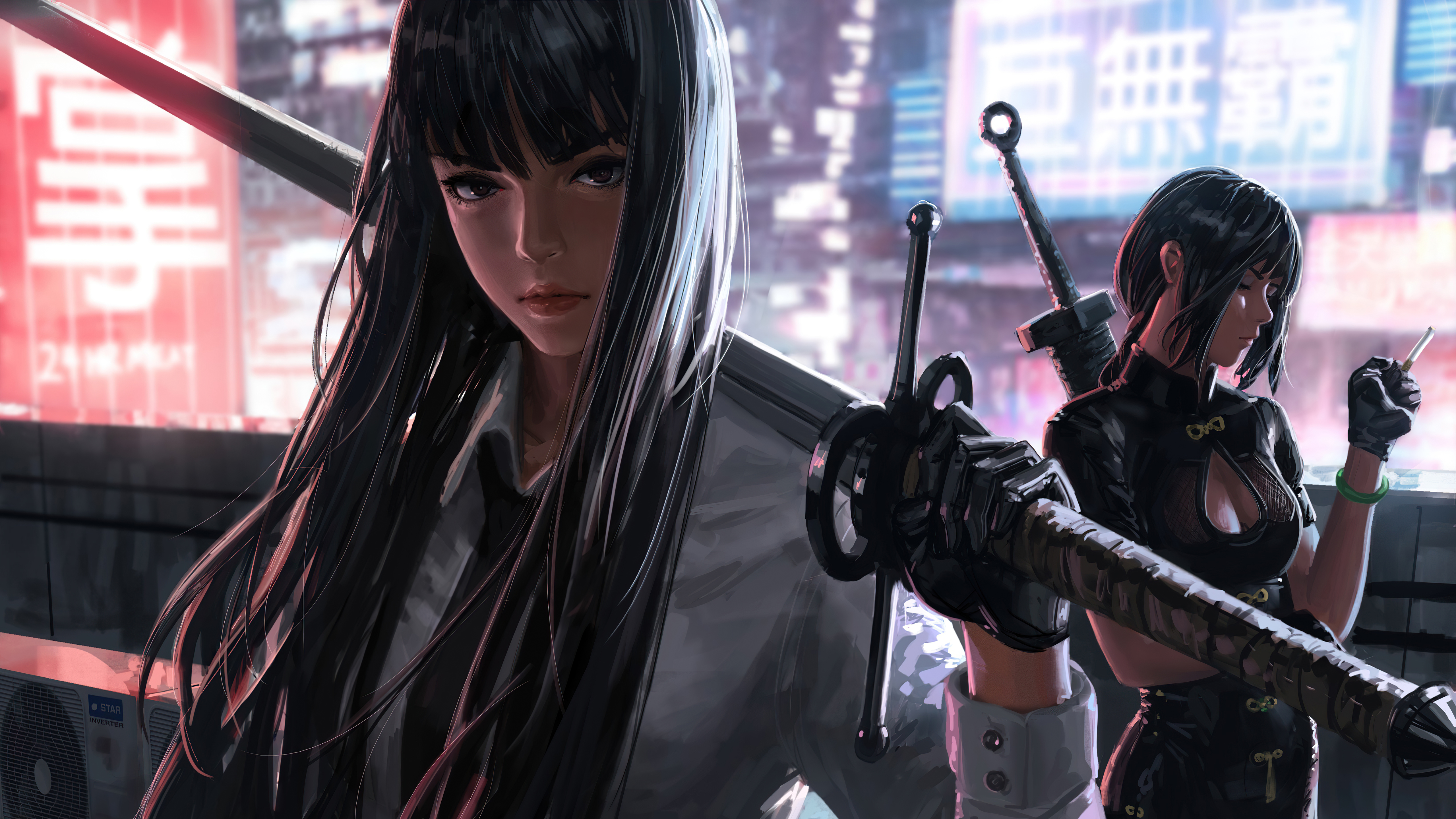 Anime Wallpapers Sword Fighting Women Wallpaper : Anime, Sword Art